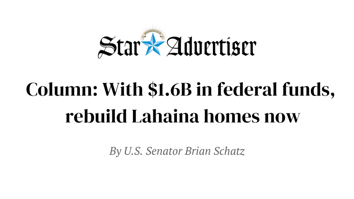 Column: With $1.6B in federal funds, rebuild Lahaina homes now | U.S ...